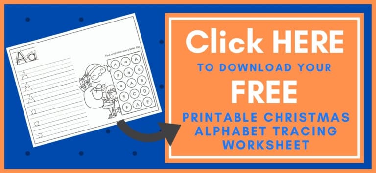 Christmas Alphabet Tracing Worksheets - Kids Activity Zone