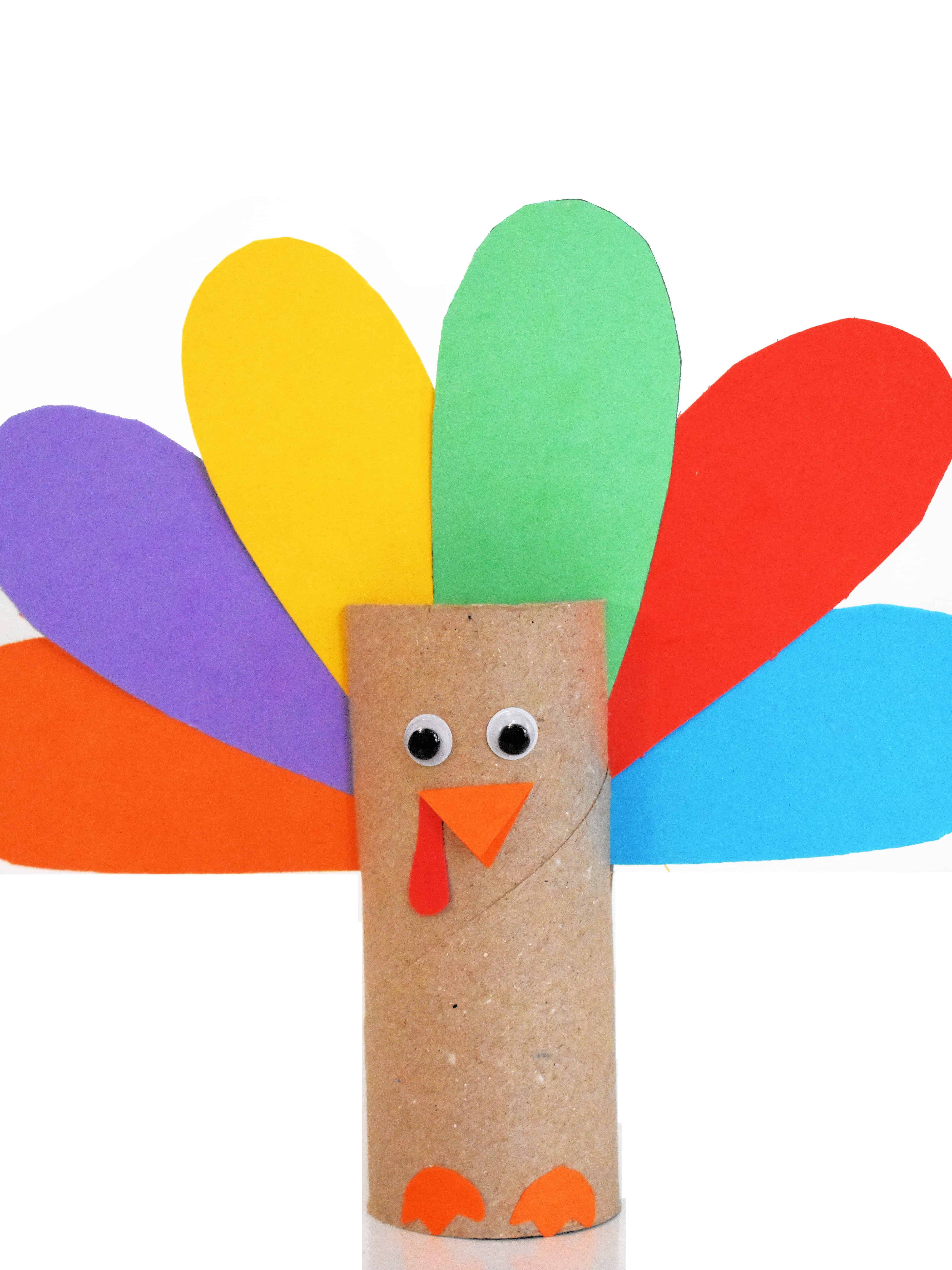 Toilet Paper Roll Turkey Craft - Kids Activity Zone