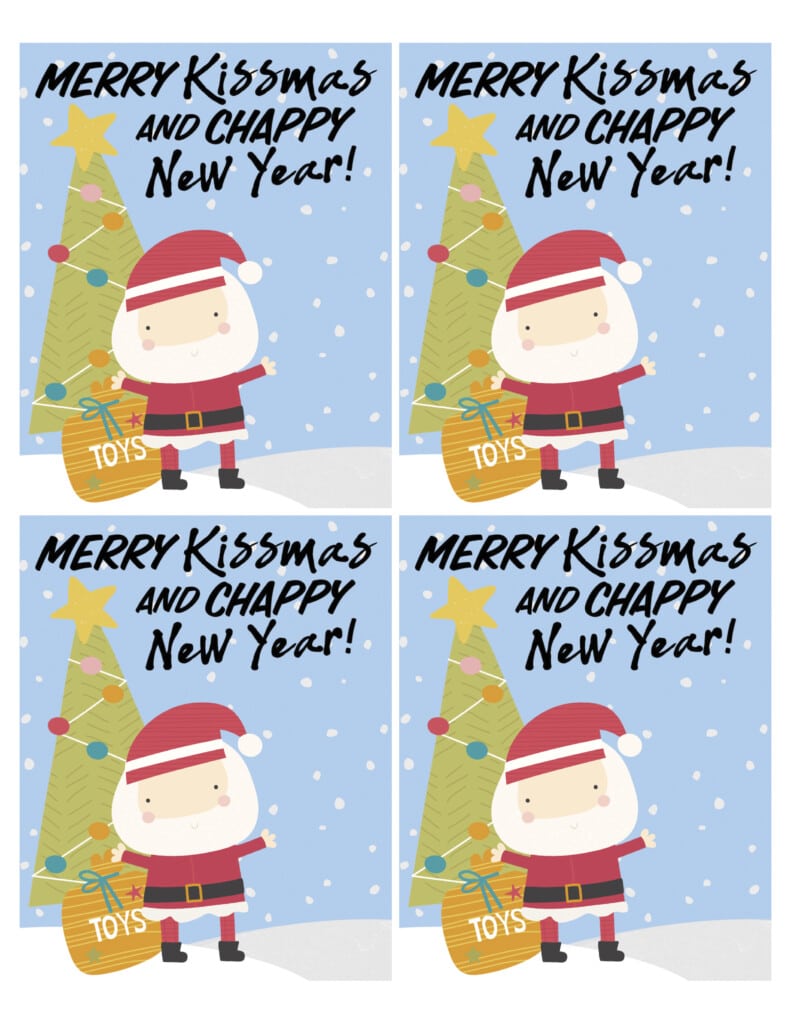 Merry Kissmas Chapstick & Chappy New Year - Chapstick Gift Idea! - Kids ...