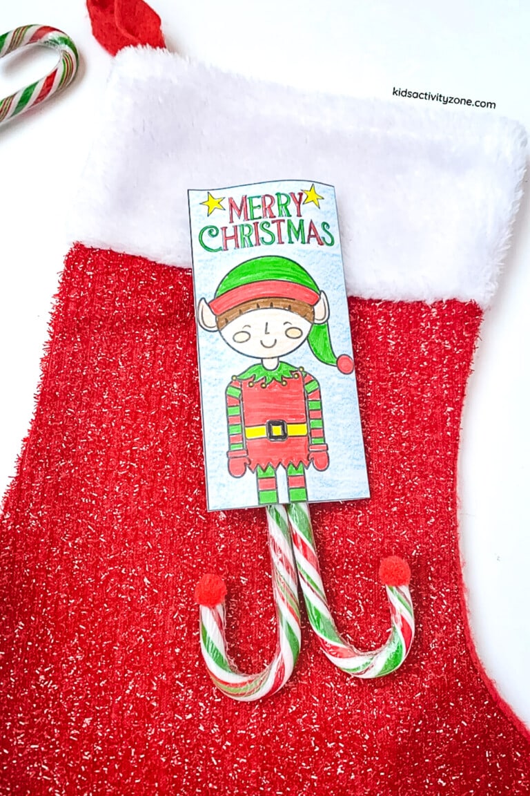 Candy Cane Gifts - Elf and Rudolph - Kids Activity Zone