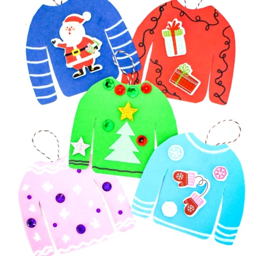 Ugly Sweater Craft - Kids Activity Zone
