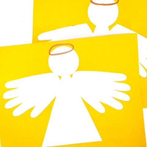 Handprint Angel - Kids Activity Zone