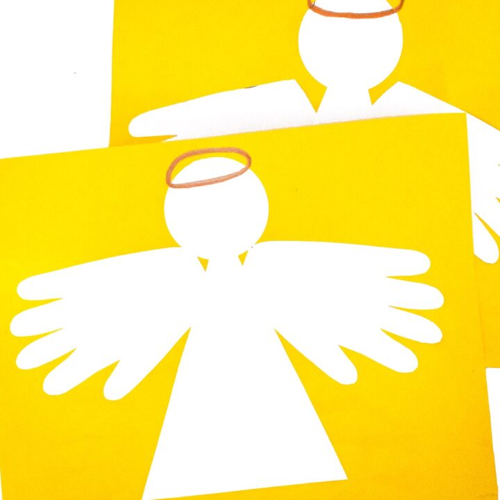 Handprint Angel - Kids Activity Zone