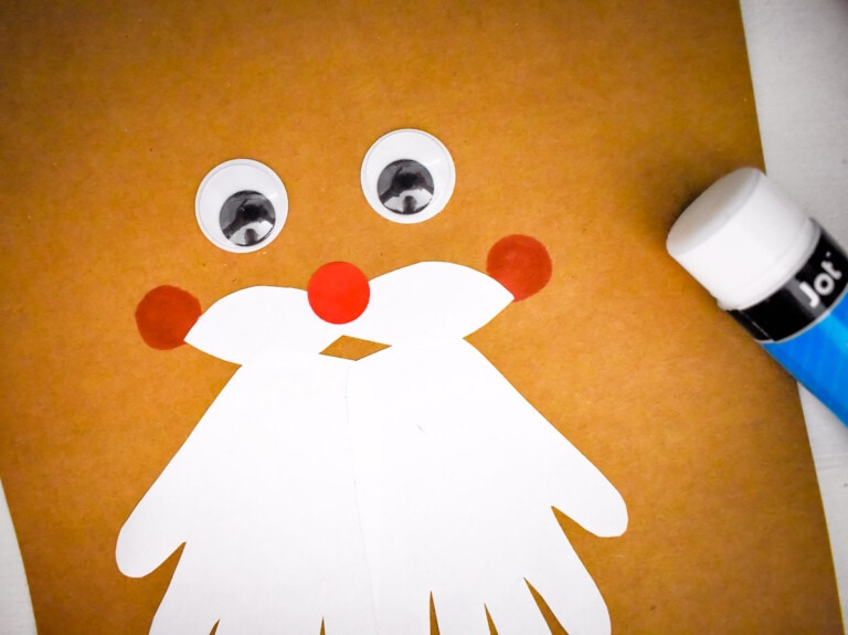 Handprint Santa Claus - Easy Kid Craft! - Kids Activity Zone