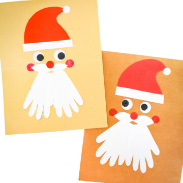 Handprint Santa Claus - Easy Kid Craft! - Kids Activity Zone