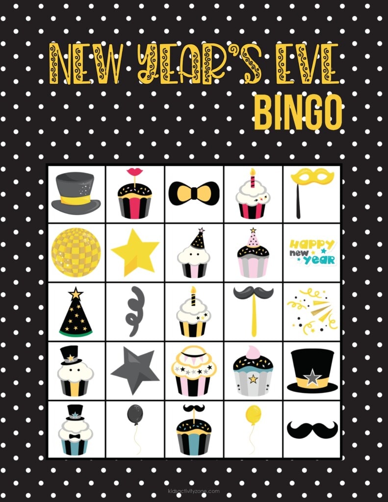 New Year's Eve Activities for Kids - FREE! - Kids Activity Zone