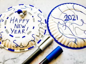 Paper Plate New Year's Eve Noisemaker! - Kids Activity Zone