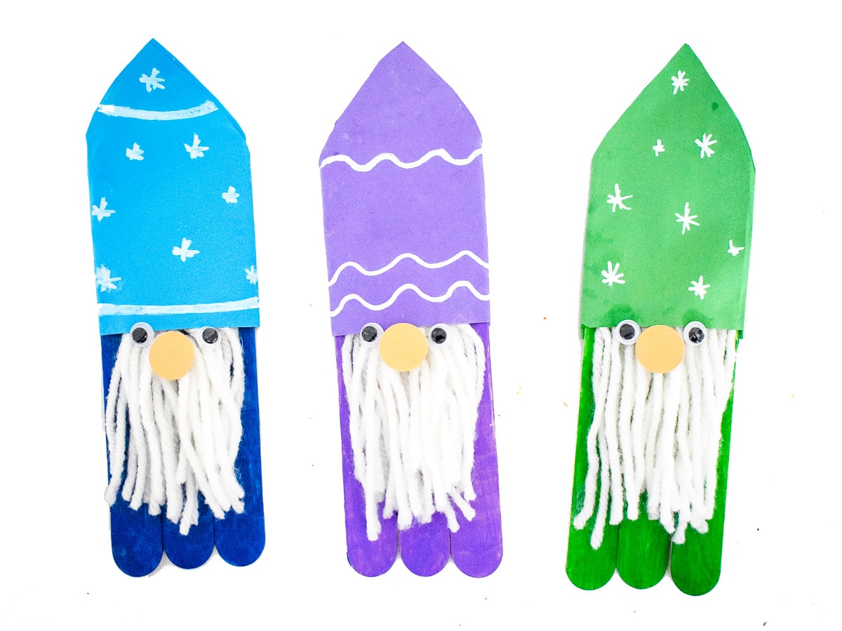 Popsicle Stick Gnome Craft - Kids Activity Zone