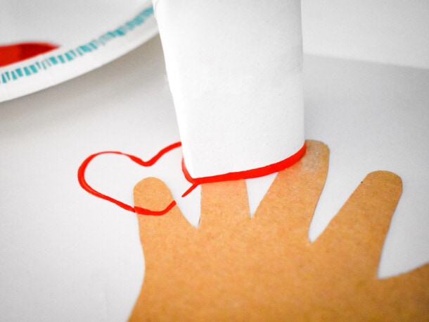 Handprint Heart Tree Craft - Valentine's Craft! - Kids Activity Zone