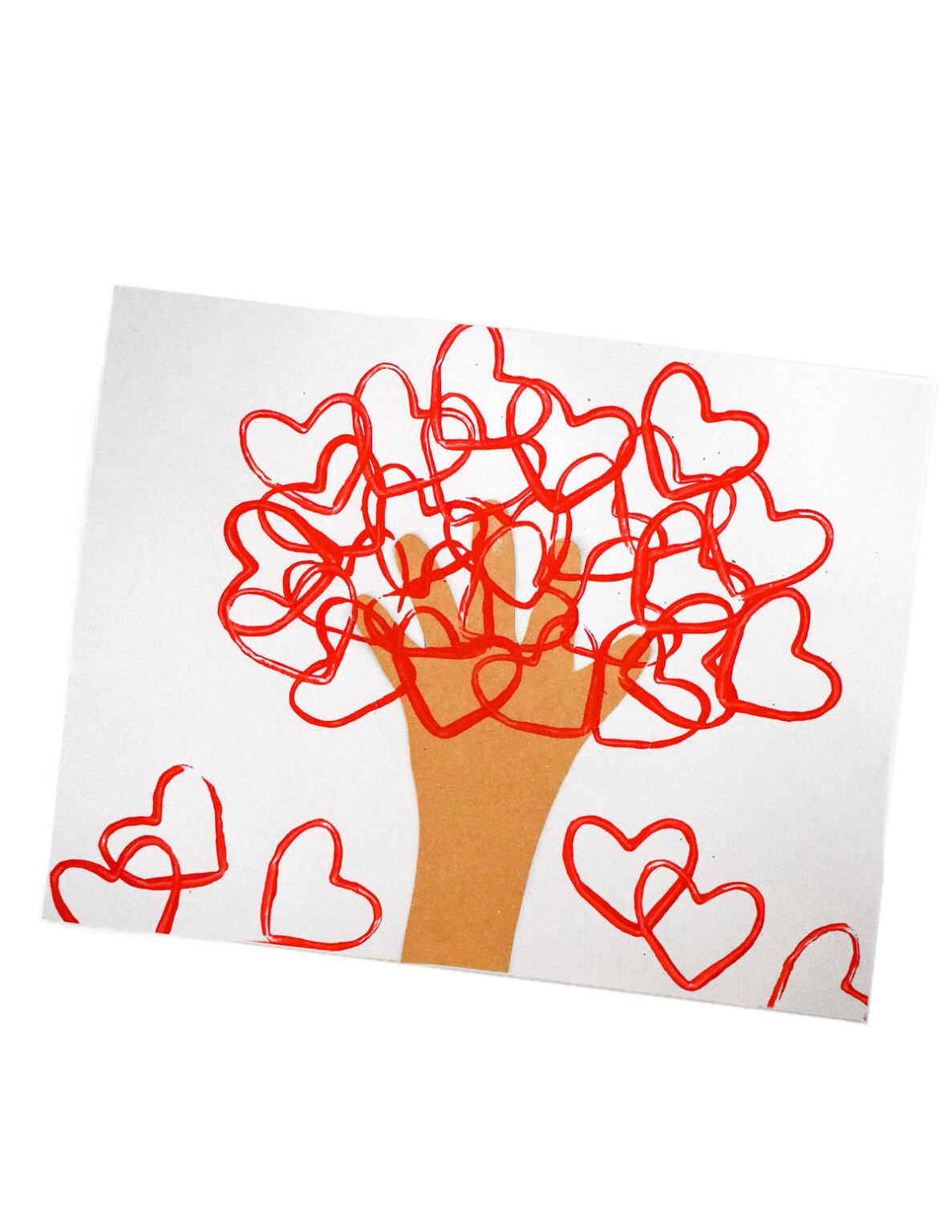 Handprint Heart Tree Craft - Valentine's Craft! - Kids Activity Zone