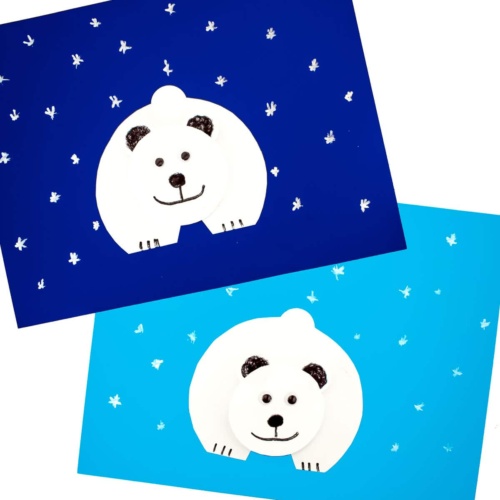 Paper Polar Bear Craft - Kids Activity Zone