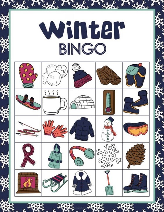Printable Winter Activities Packet for Kids - Kids Activity Zone