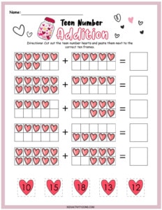 Valentine's Day Math Packet - {Preschool & Kindergarten} - Kids ...