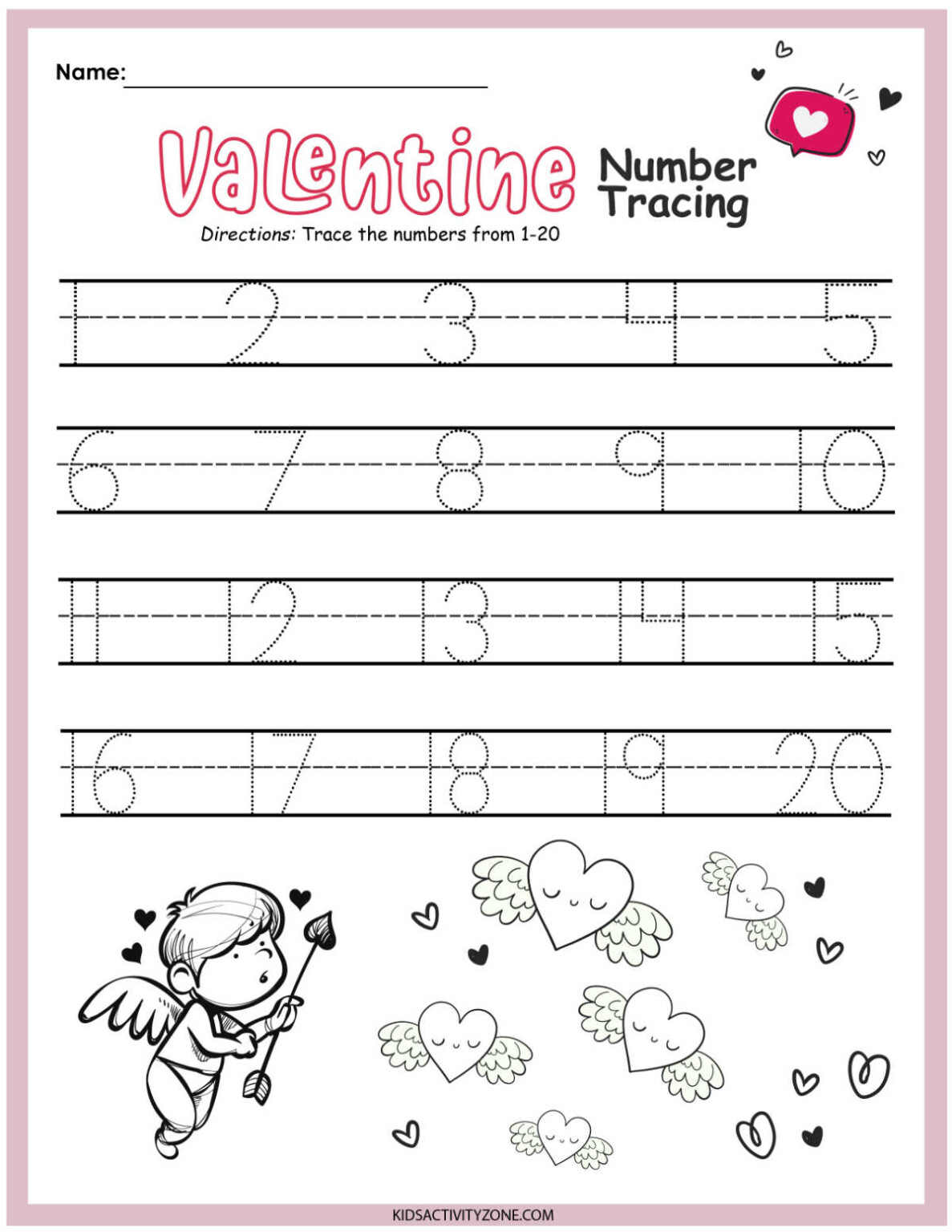 Valentine's Day Math Packet - {Preschool & Kindergarten} - Kids ...