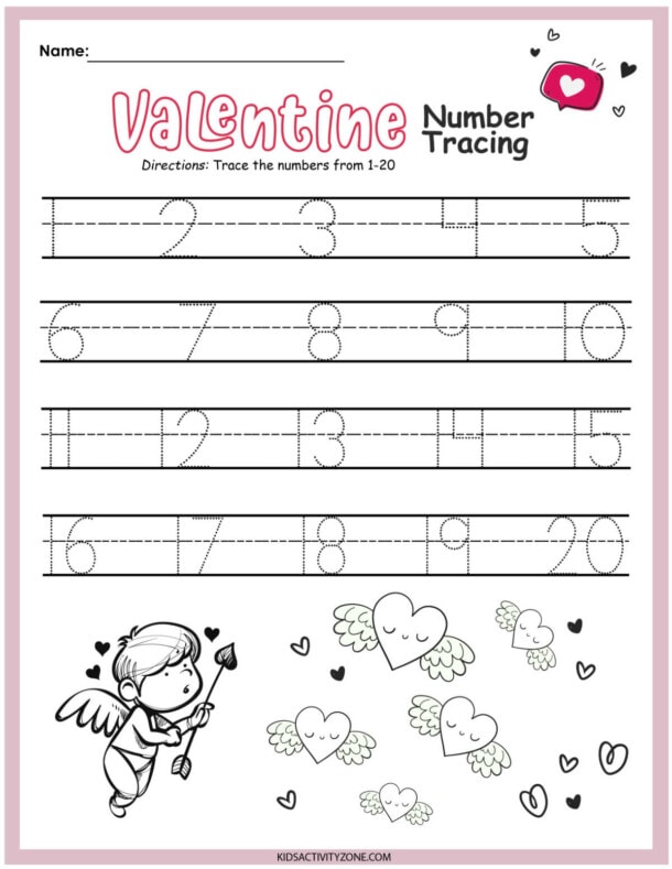 Valentine's Day Math Packet - {Preschool & Kindergarten} - Kids ...