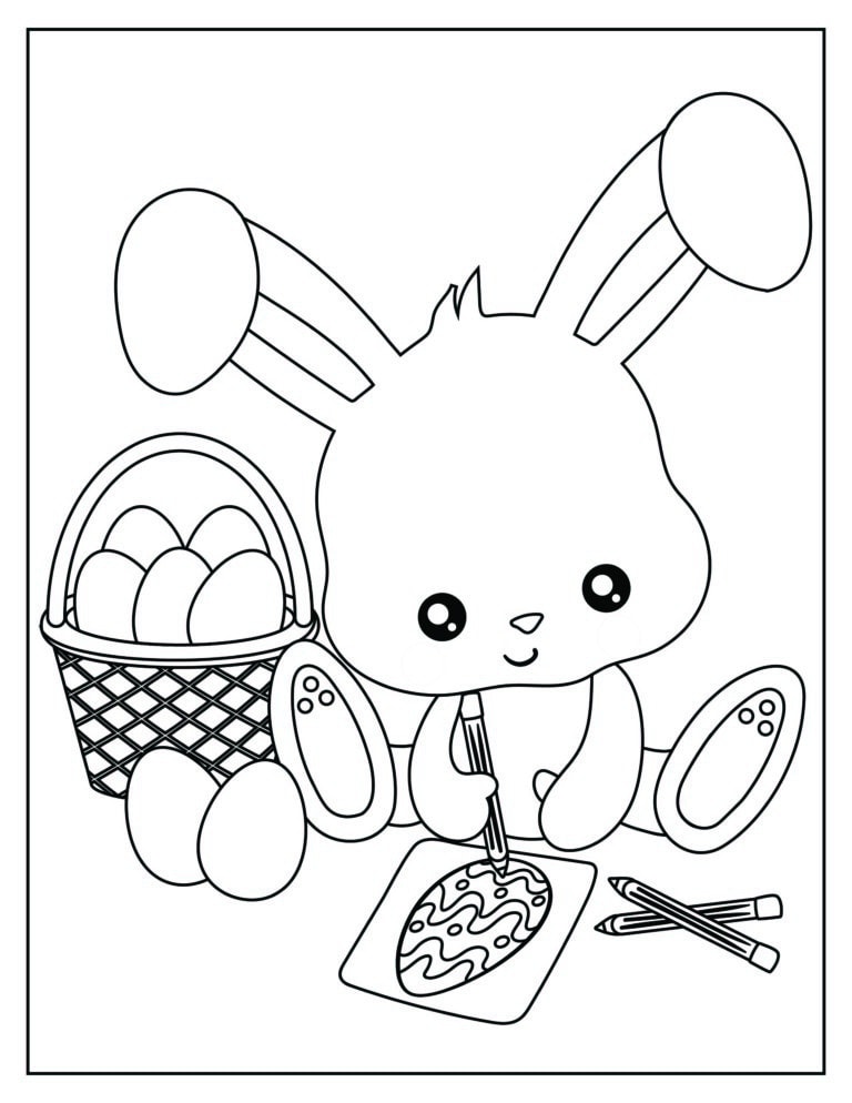Easter Coloring Pages - Kids Activity Zone