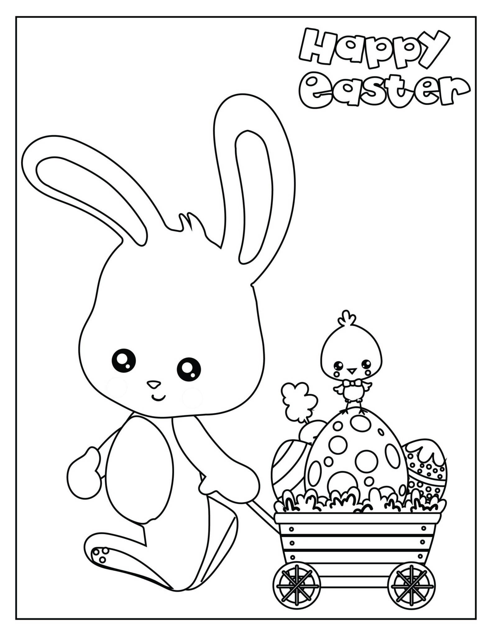 Easter Coloring Pages - Kids Activity Zone