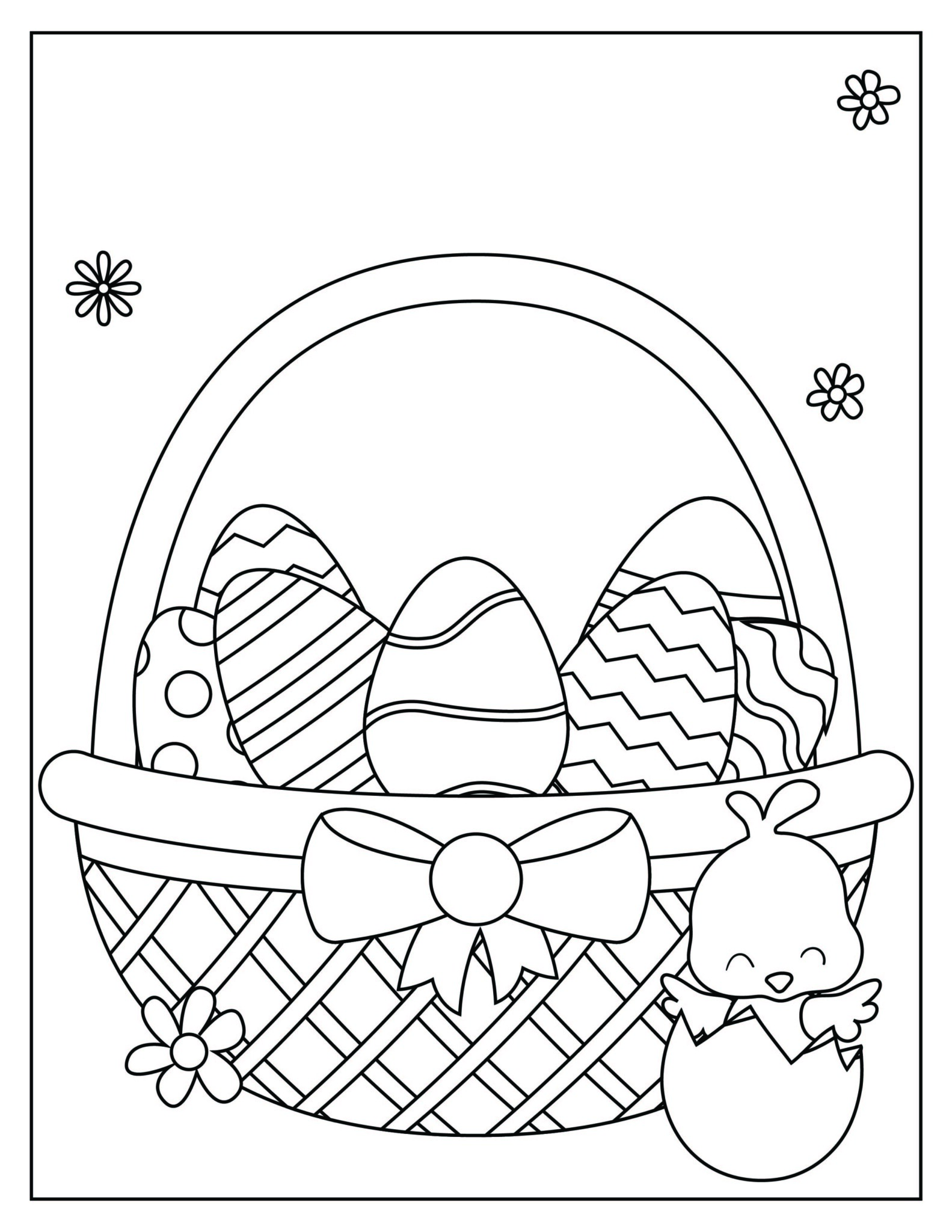 Easter Coloring Pages - Kids Activity Zone