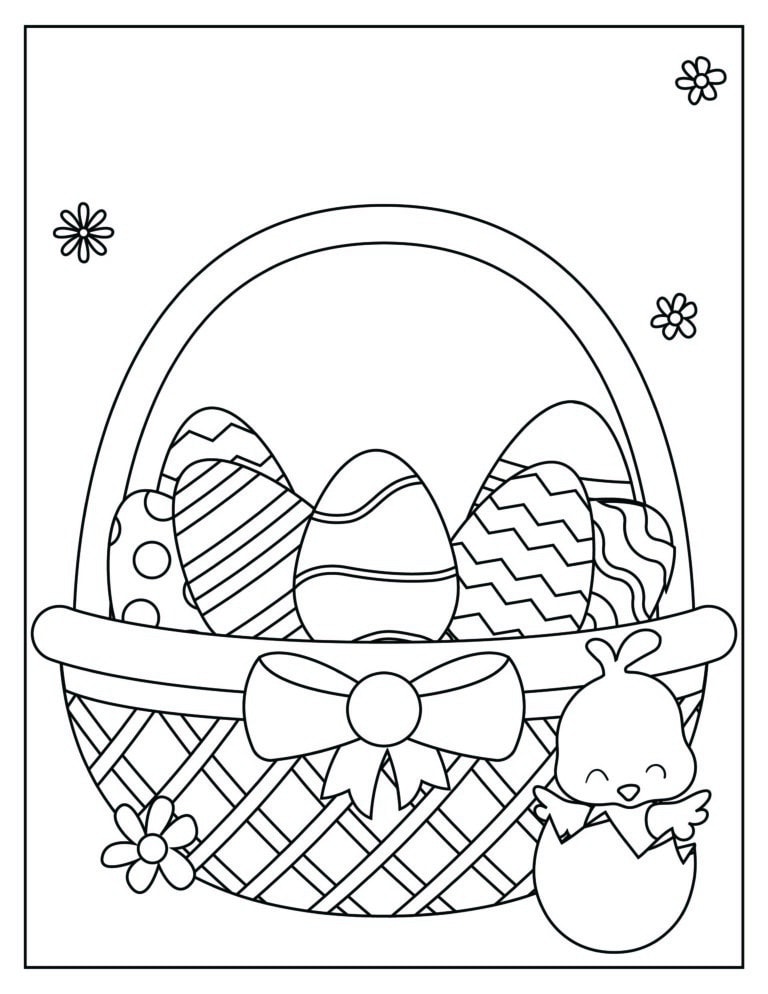 Easter Coloring Pages - Kids Activity Zone