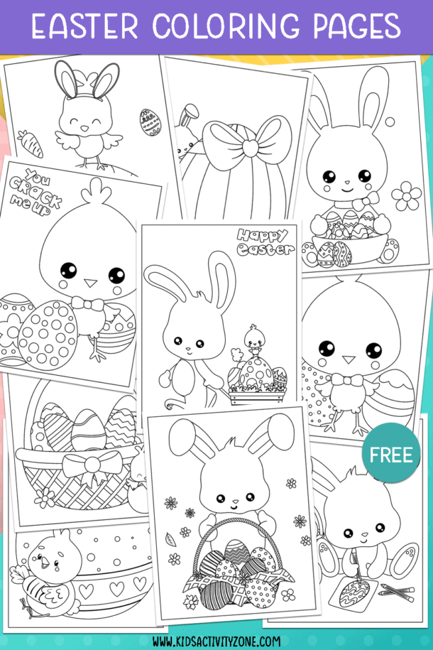 Easter Coloring Pages - Kids Activity Zone