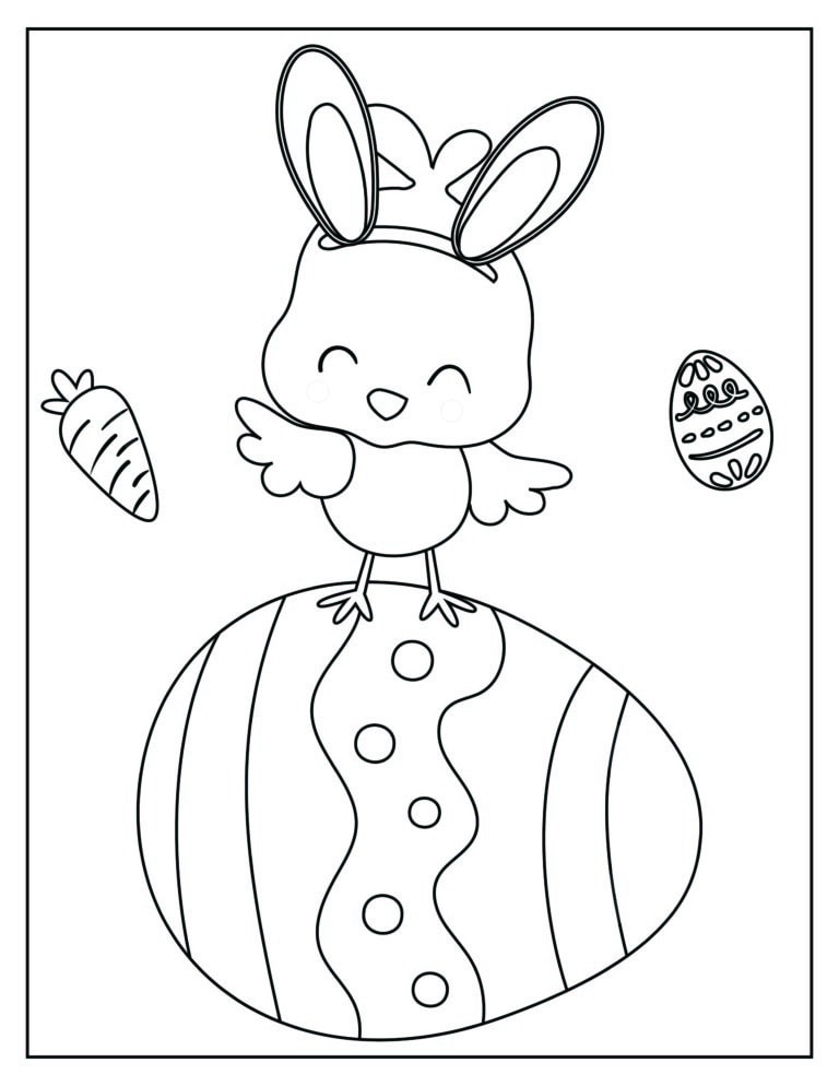 Easter Coloring Pages - Kids Activity Zone