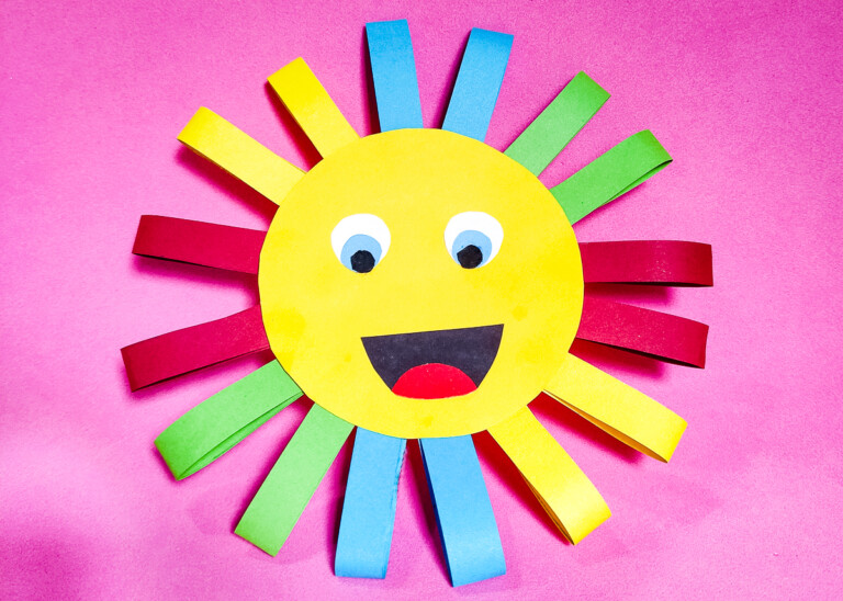 Rainbow Sun Craft - Easy Paper Craft! - Kids Activity Zone