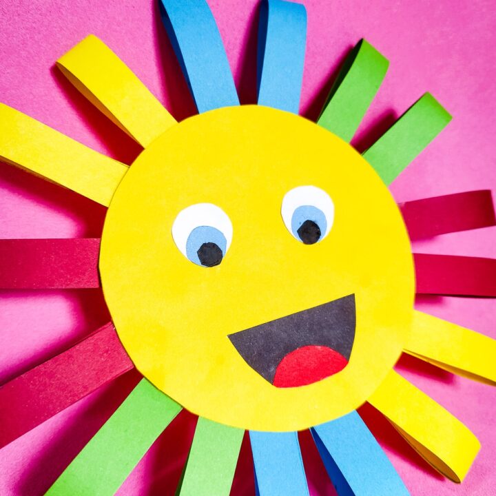 Rainbow Sun Craft - Easy Paper Craft! - Kids Activity Zone