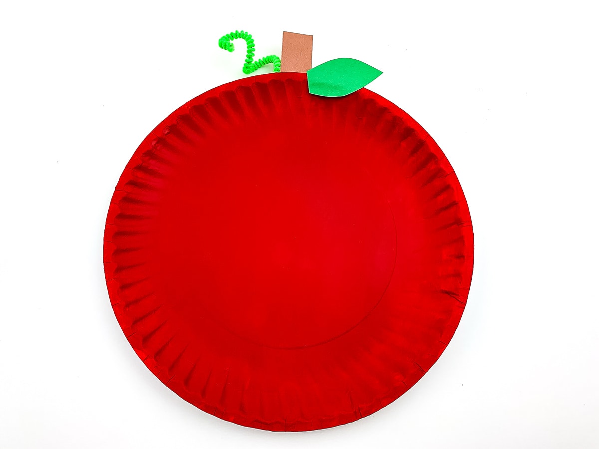 Apple Paper Plate Craft - Kids Activity Zone