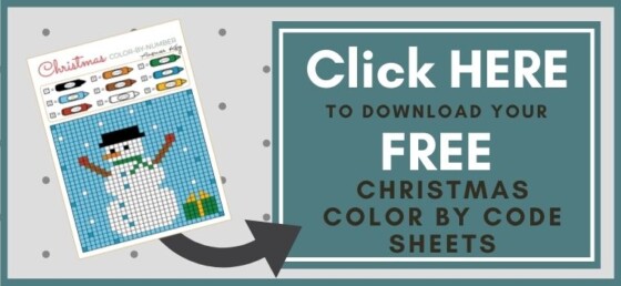 Christmas Color by Code - {Color by Number} - Kids Activity Zone