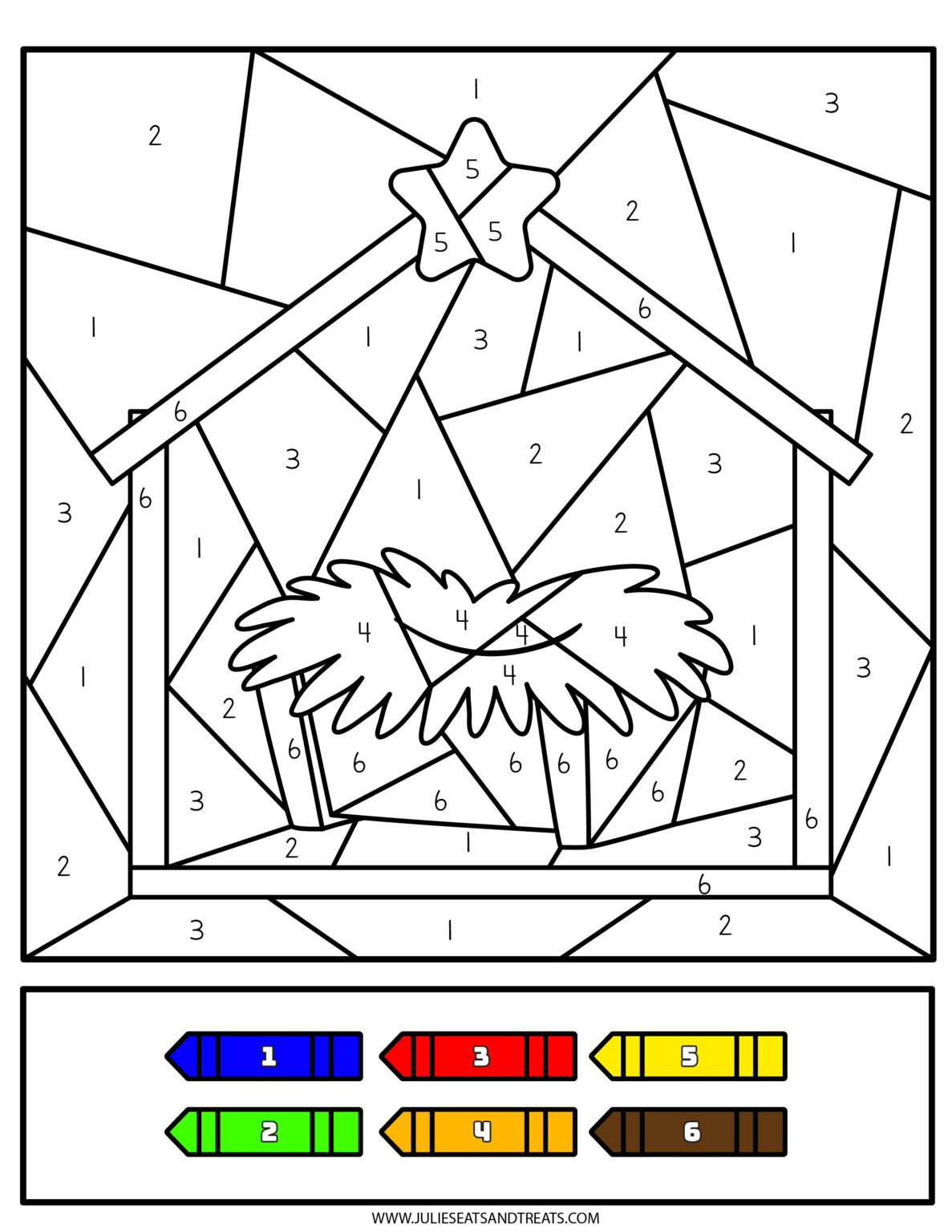Christmas Nativity Color By Number FREE Kids Activity Zone christmas-nativity-color-by-number-free-kids-activity-zone