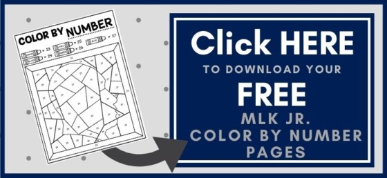 Martin Luther King, Jr. Color By Number Pages - Kids Activity Zone