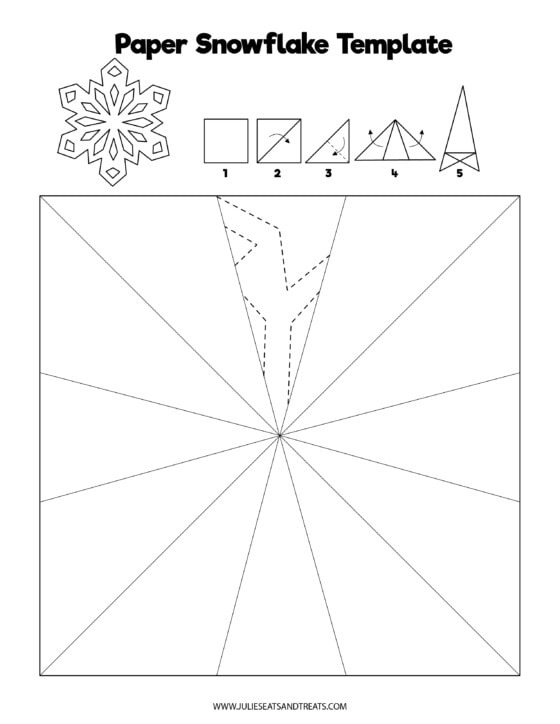 Paper Snowflake Templates - {FREE TEMPLATES!} Kids Activity Zone