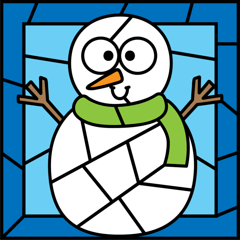 Winter Color by Number Pages - {FREE} - Kids Activity Zone