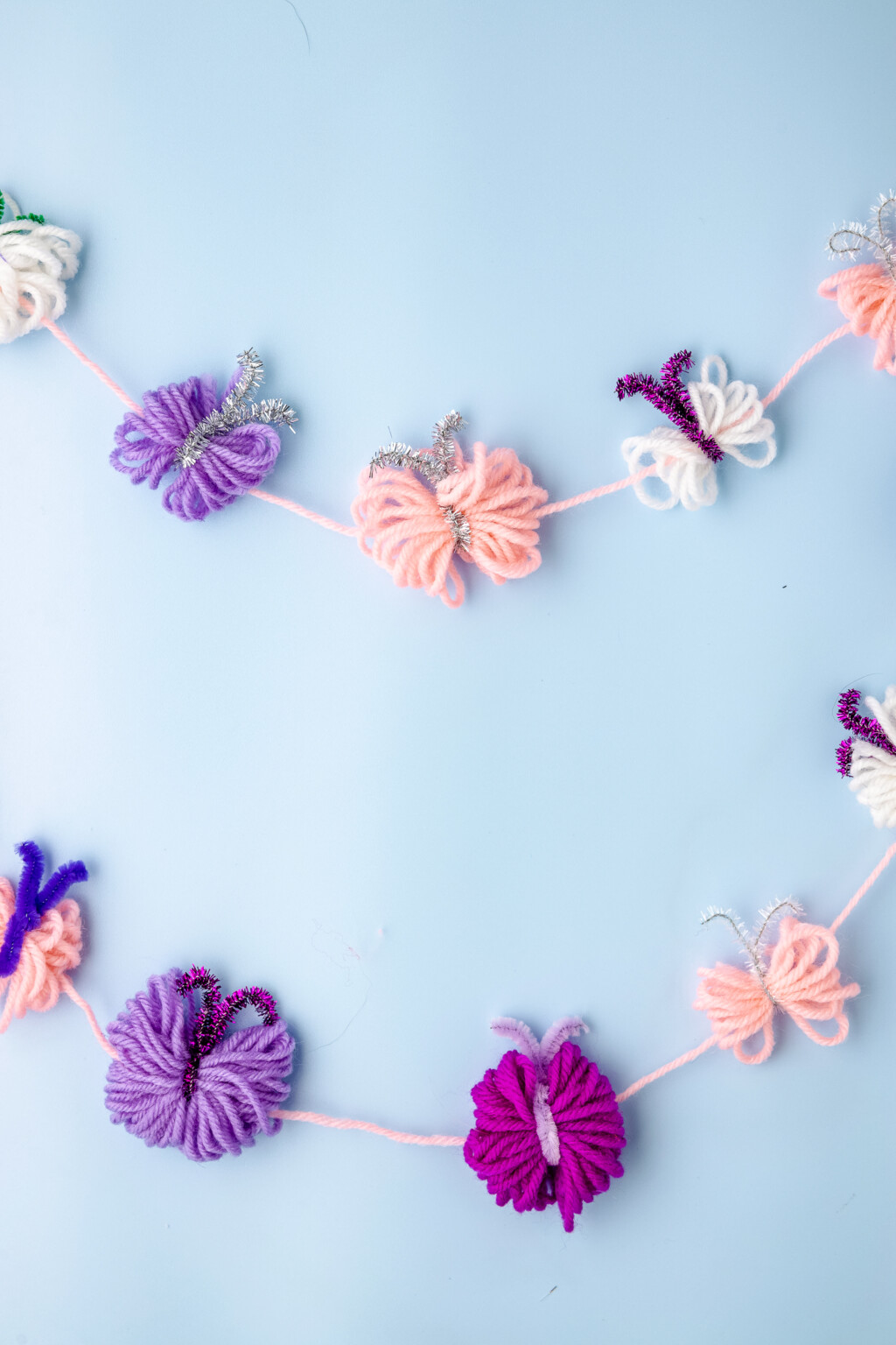 Yarn Butterflies Craft - Kids Activity Zone