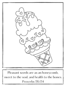 Winter Scripture Coloring Pages - Free Download! - Kids Activity Zone