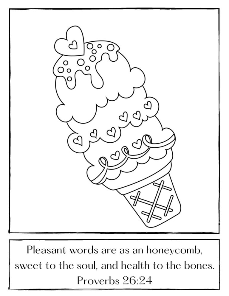 Winter Scripture Coloring Pages - Free Download! - Kids Activity Zone
