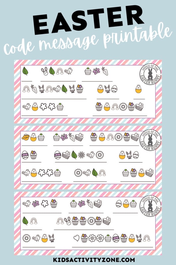 Easter Secret Messages - Free Download! - Kids Activity Zone