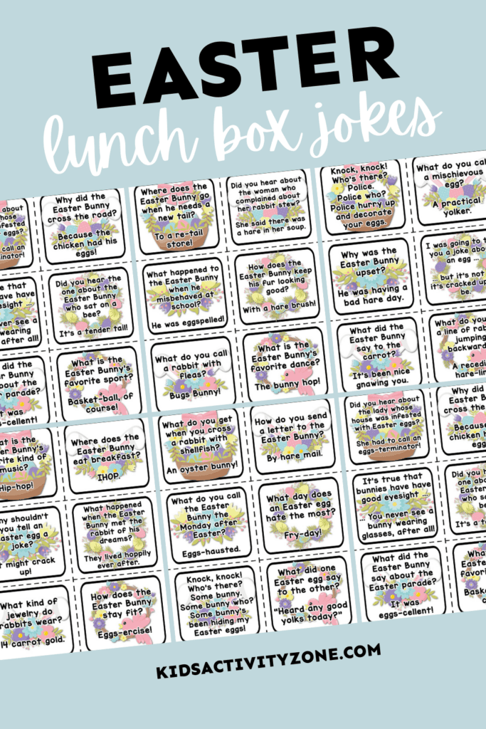 Easter Lunch Box Jokes - Kids Activity Zone