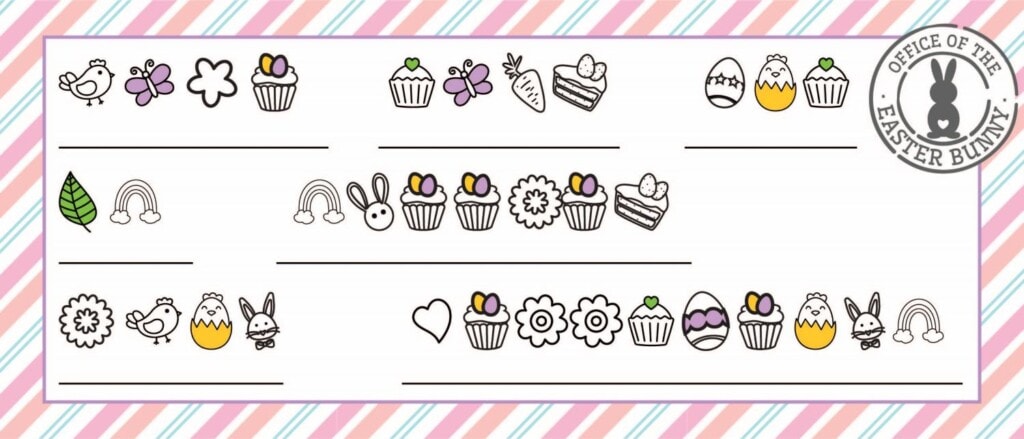 Easter Secret Messages - Free Download! - Kids Activity Zone