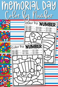 Memorial Day Color By Number - Kids Activity Zone