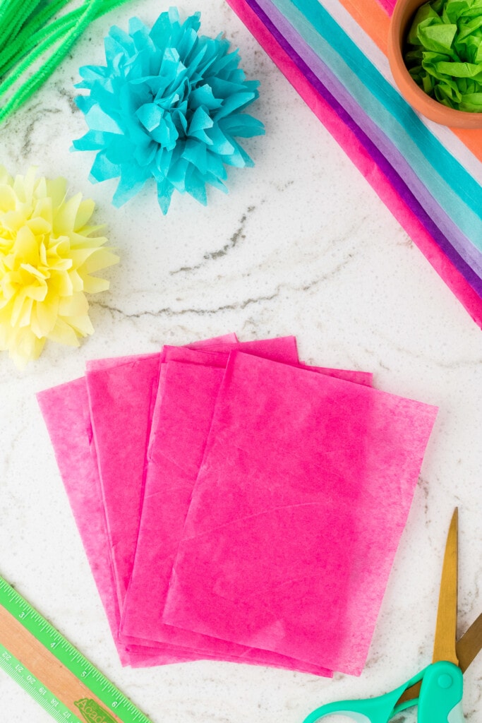 Easy to Make Tissue Paper Flowers! - Kids Activity Zone