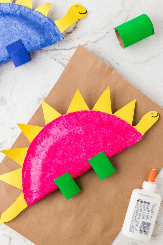 Paper Plate Dinosaur Craft - Kids Activity Zone