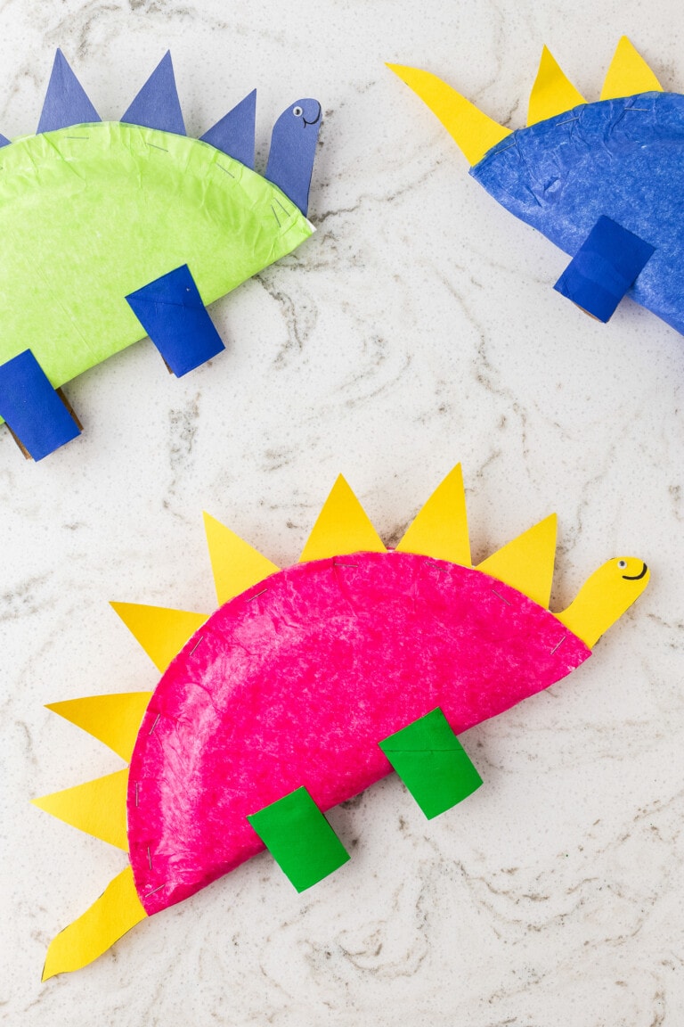 Paper Plate Dinosaur Craft - Kids Activity Zone