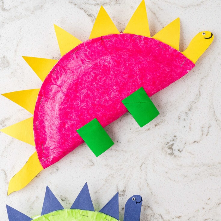 Paper Plate Dinosaur Craft - Kids Activity Zone