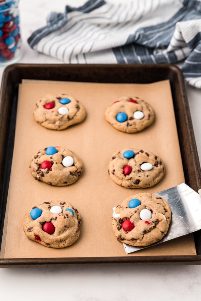 4th of July Cookies with M&Ms - Kids Activity Zone