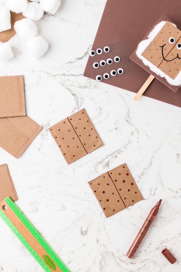 S'more Craft - Summer Craft Idea! - Kids Activity Zone