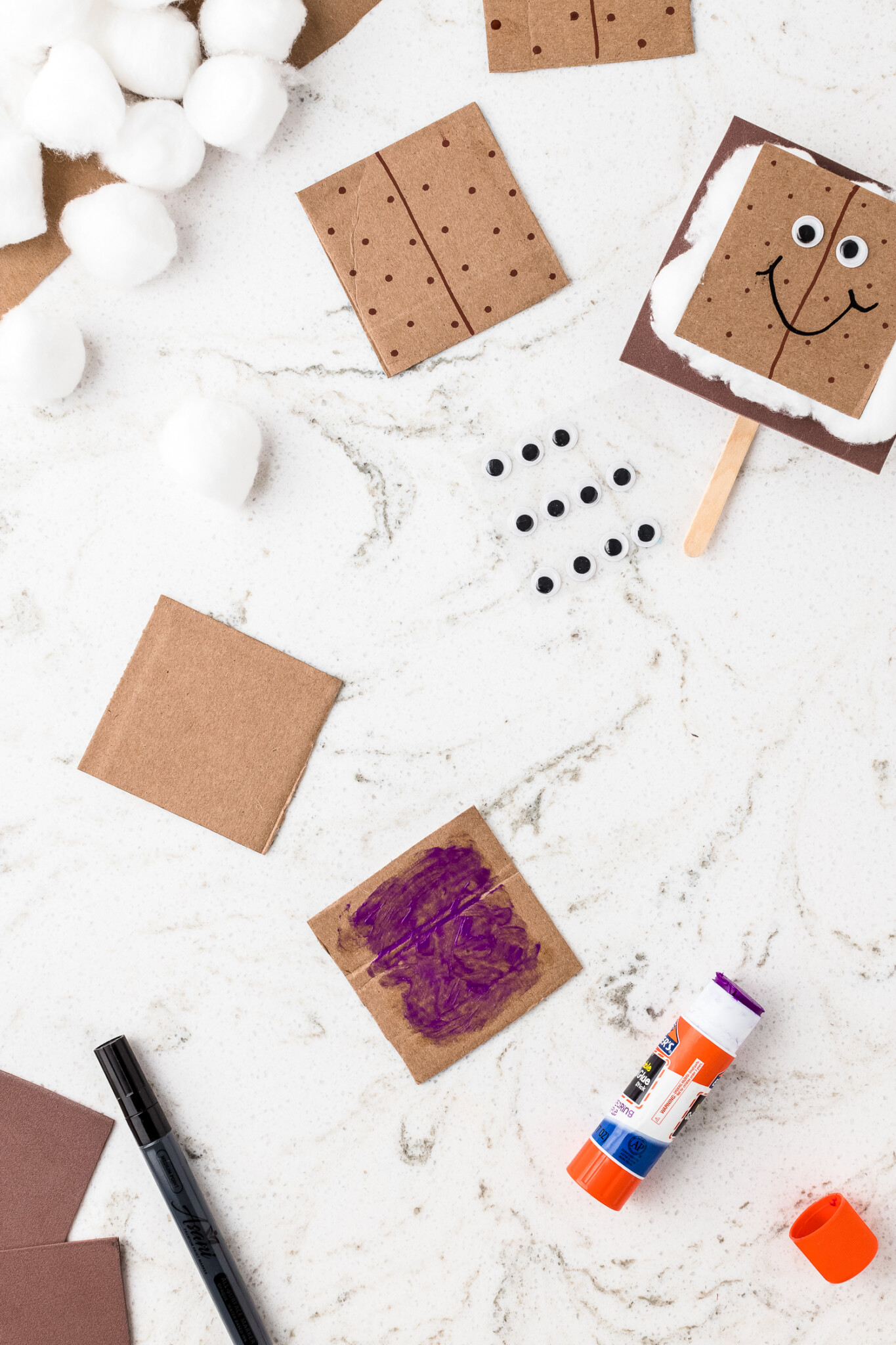 S'more Craft - Summer Craft Idea! - Kids Activity Zone