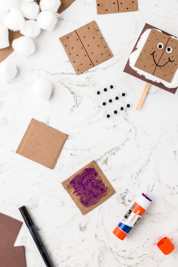 S'more Craft - Summer Craft Idea! - Kids Activity Zone