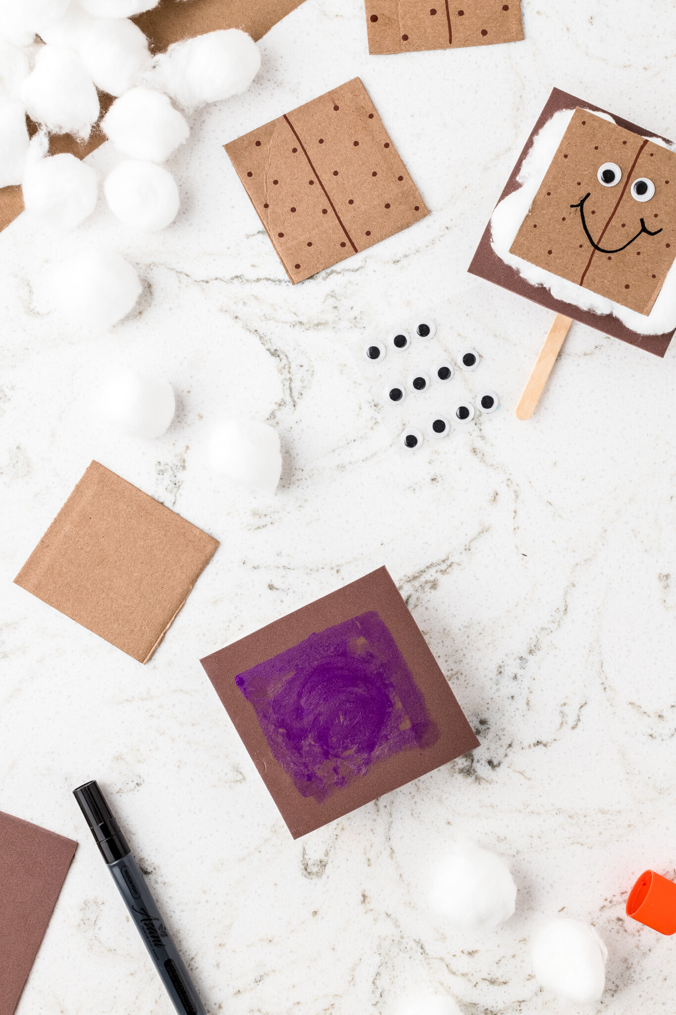 S'more Craft - Summer Craft Idea! - Kids Activity Zone