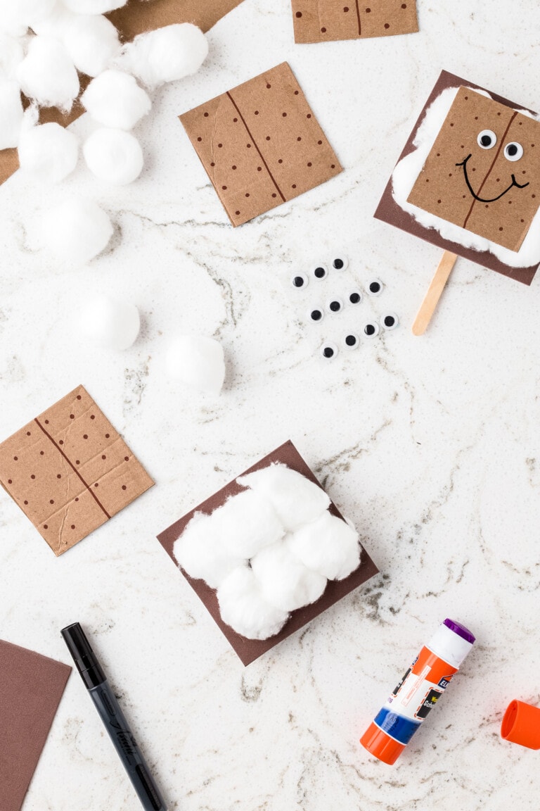 S'more Craft - Summer Craft Idea! - Kids Activity Zone